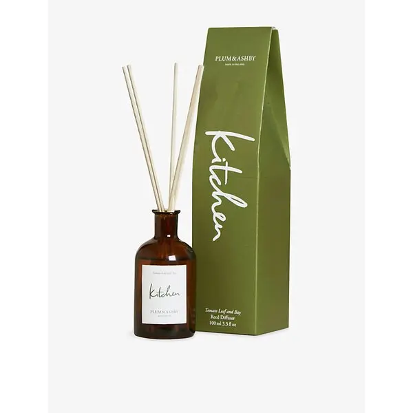 PLUM AND ASHBY Kitchen Tomato Leaf & Bay Scented Reed Diffuser - One-color