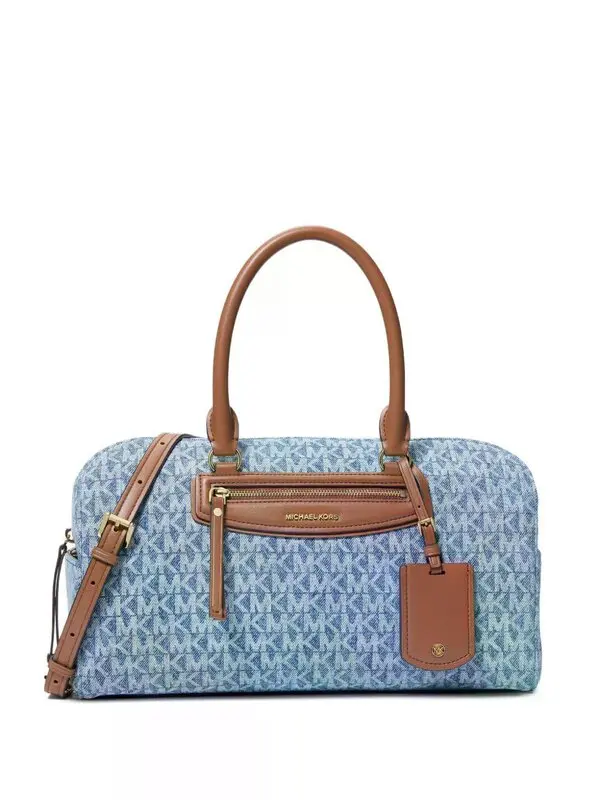 Michael Kors Medium Jet Set Travel Duffel Bag - Blue