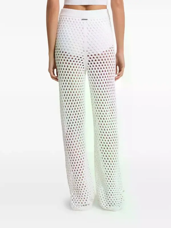 Michael Kors Open-knit Flared Trousers