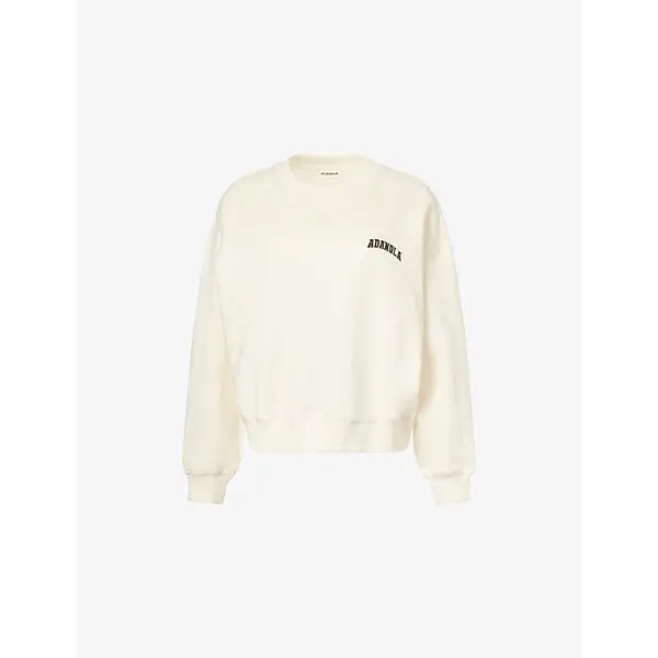ADANOLA Oversized Cotton-blend Sweatshirt