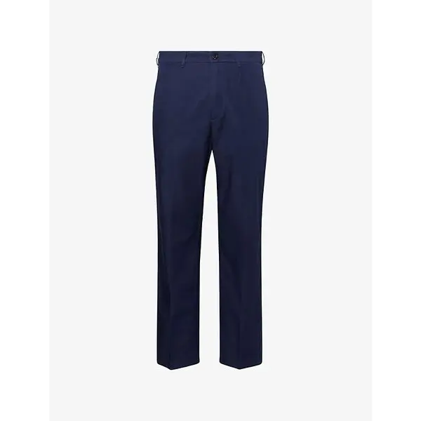 Dunhill Stretch Tailored Cotton Chino Trousers