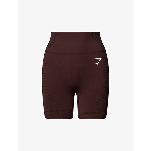 GYMSHARK Vital Seamless 2.0 Stretch-woven Shorts - Gs Rich Maroon/ Marl