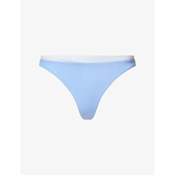 TALA Contrast Cheeky Bikini Bottoms - Iris Blue