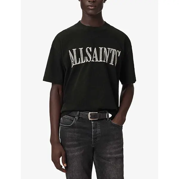ALLSAINTS Dash Branded Cotton-jersey T-shirt Xxl