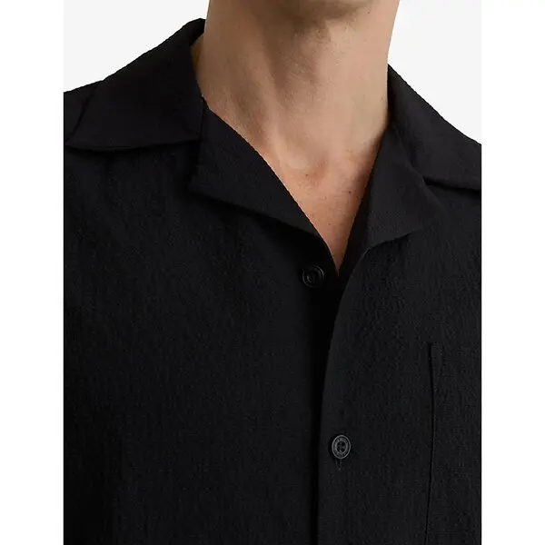REISS Eclipse Crinkled Woven Shirt