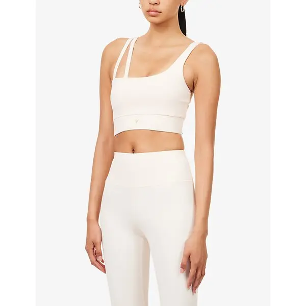 NOW YOU LIVE Glen Square-neck Sports Bra