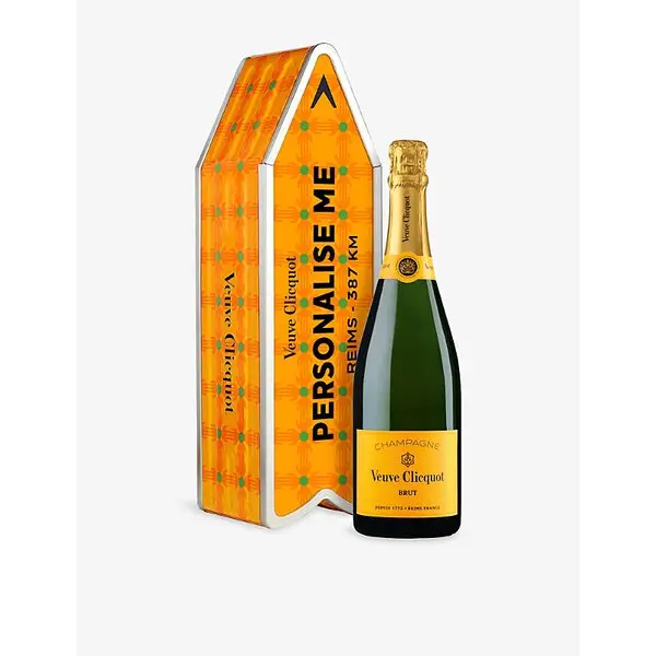 VEUVE CLICQUOT Arrow Personalisable Tin Nv Brut Yellow Label Limited Edition Yinka Ilori - One-color