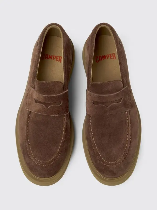 Camper Norman Suede Loafers - Brown