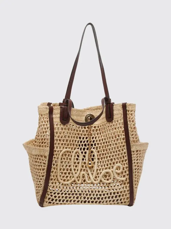 Chloé Iconic Double Carry Crochet Shoulder Tote Bag