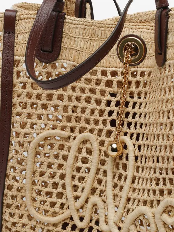 Chloé Iconic Double Carry Crochet Shoulder Tote Bag