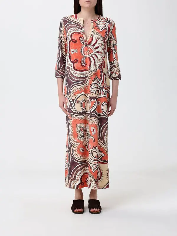 Malìparmi Paisley Print Maxi Dress