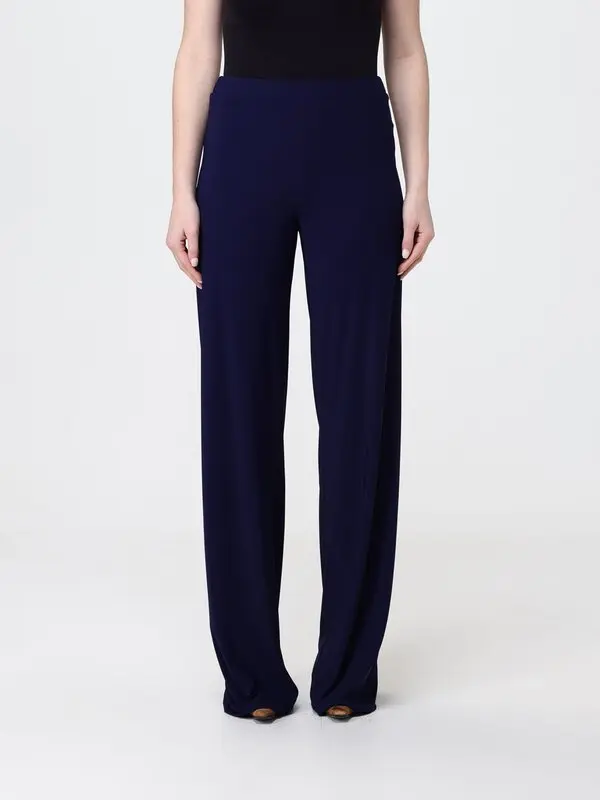 Malìparmi High-waisted Wide-leg Jersey Trousers