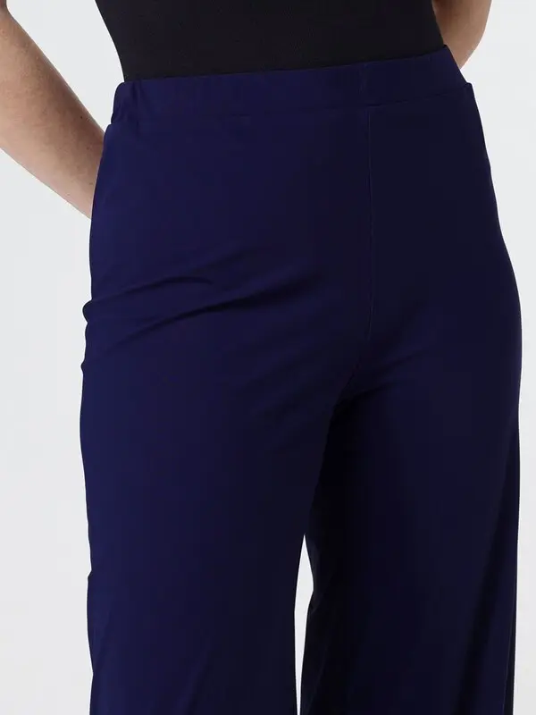 Malìparmi High-waisted Wide-leg Jersey Trousers