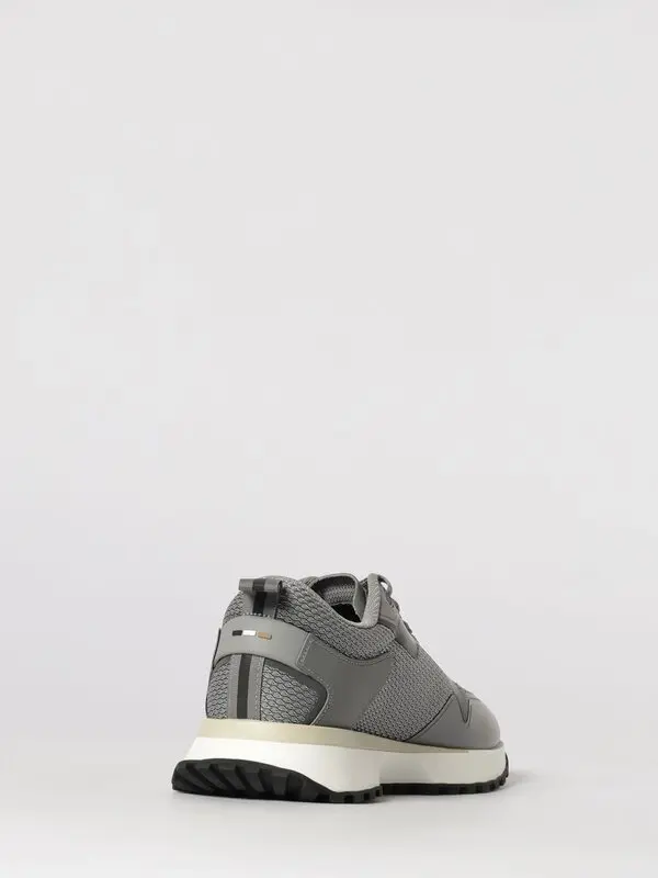 BOSS Name" Sneakers - Grey