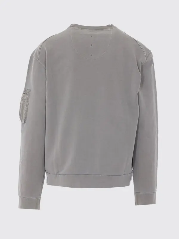 Premiata Cotton Crewneck Sweatshirt With Chest Pocket Detail