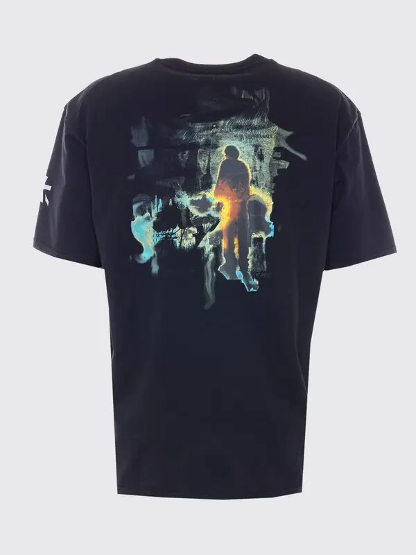Premiata Printed Cotton T-shirt - Black