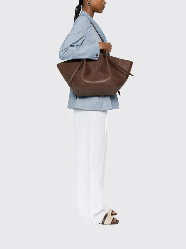 Yuzefi Mochi Raffia And Leather Bag - Brown