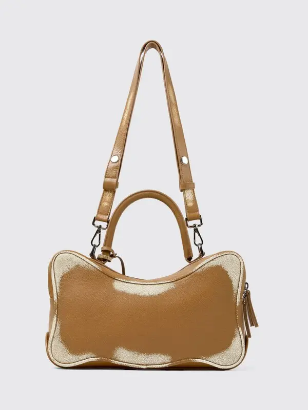 Camper Lunssi Bag In Aged Leather - Multicolor