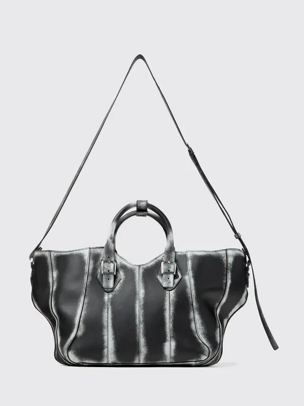 Camper Laukku Striped Leather Handbag