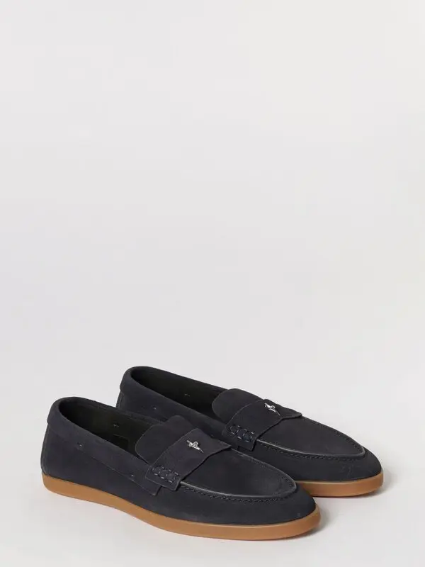 Paciotti Suede Loafers - Navy