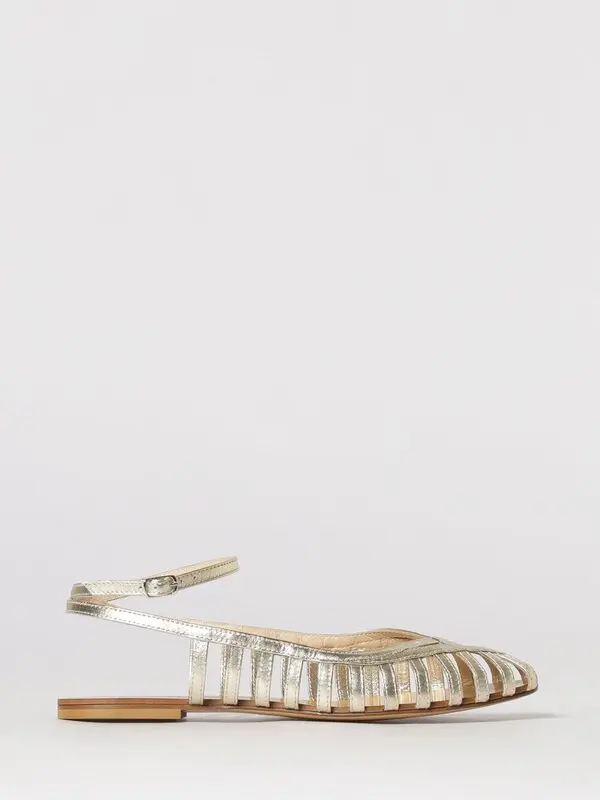 ANNA F. Heeled Sandal - Platinum