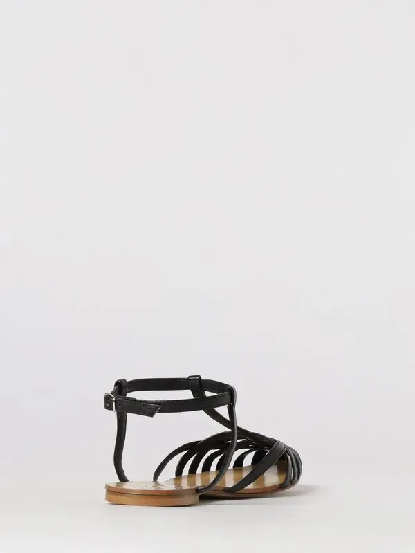 ANNA F. Heeled Sandal - Black