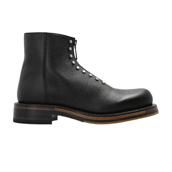 Alexander McQueen Leather Ankle Boot