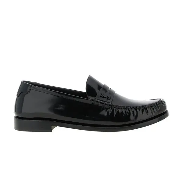 Saint Laurent Logo Detail Loafers