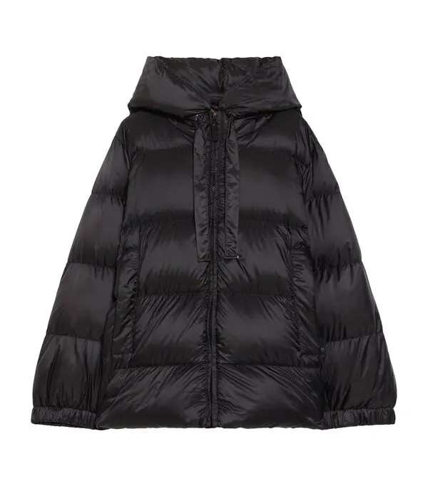 Max Mara Quilted Seia Puffer Jacket - Navy