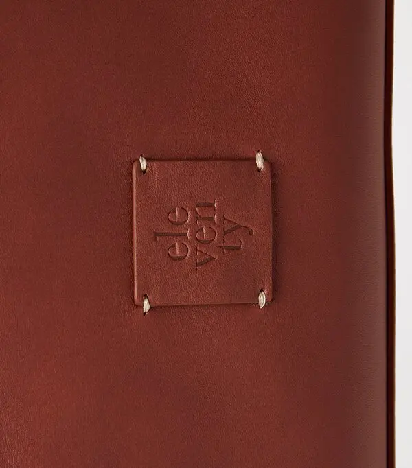 Eleventy Faux Leather Tote Bag