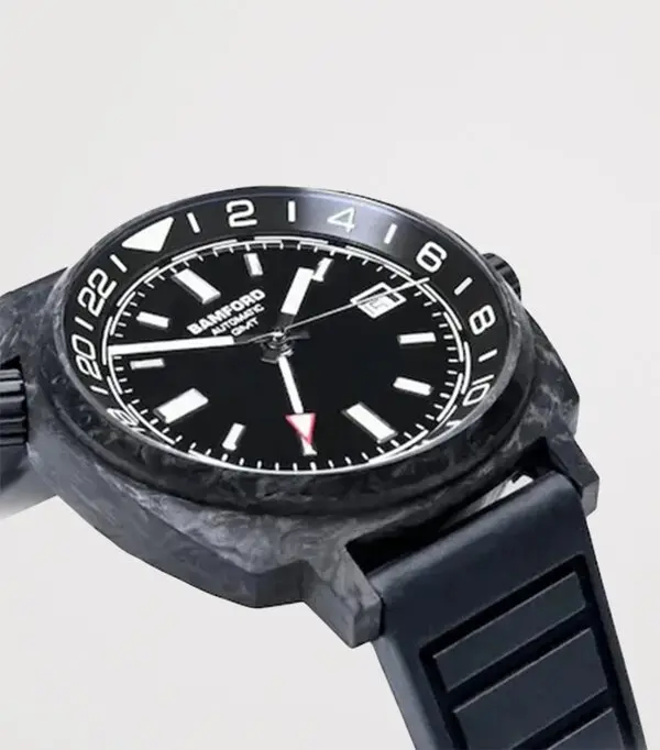 BAMFORD LONDON Forged Carbon Gmt Watch