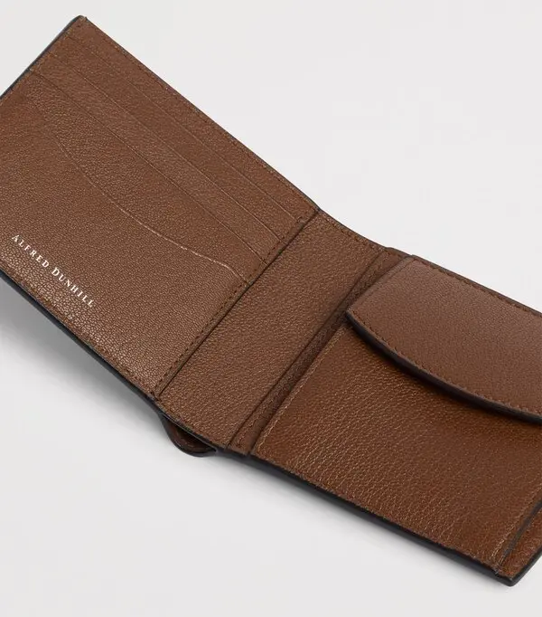 Dunhill Small Capra Leather Alfred Wallet - Black