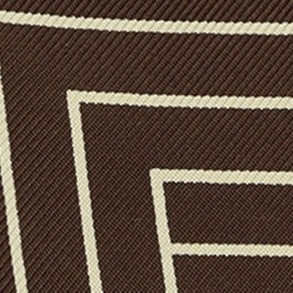 Dunhill Mulberry Silk Stripe Pocket Square - Brown