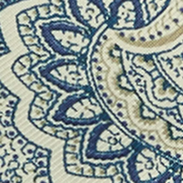 Dunhill Mulberry Silk Paisley Pocket Square - Grey