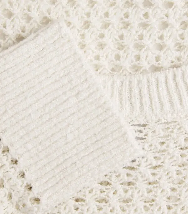 Eleventy Silk Open-knit Sweater