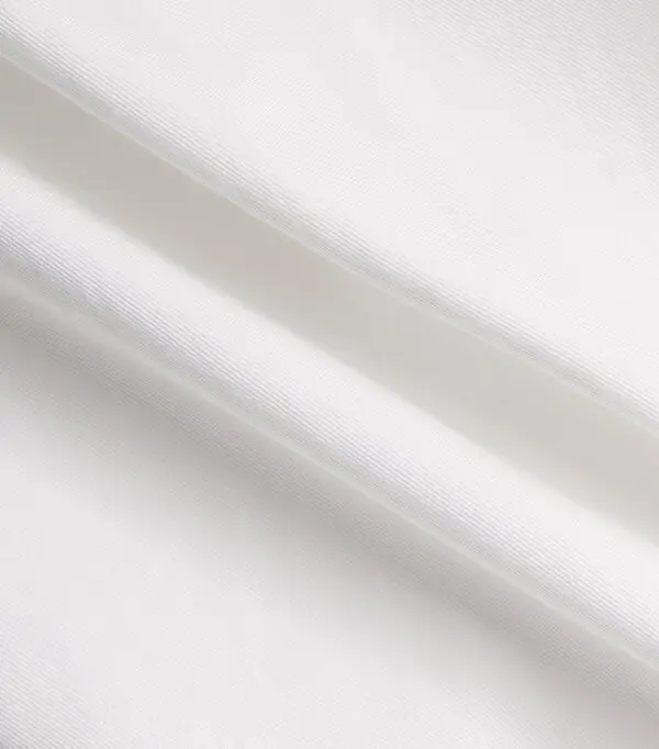 Eleventy Cropped Wide-leg Stretch-cotton Trousers