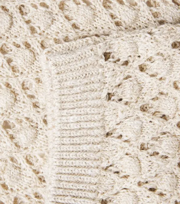 Eleventy Linen-cotton-silk Blend Knitted Shirt