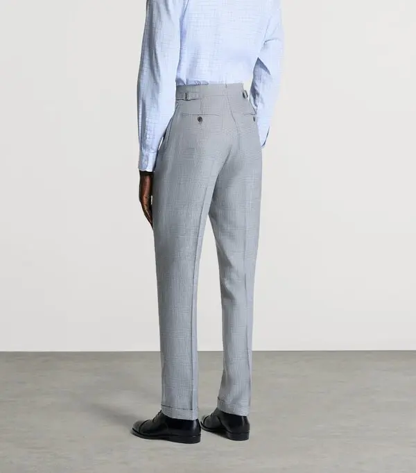 Dunhill Prince Of Wales Check Tailored Trousers