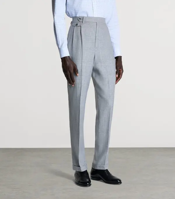 Dunhill Prince Of Wales Check Tailored Trousers