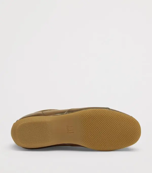 Dunhill Patina Calfskin Davies Sneakers - Beige