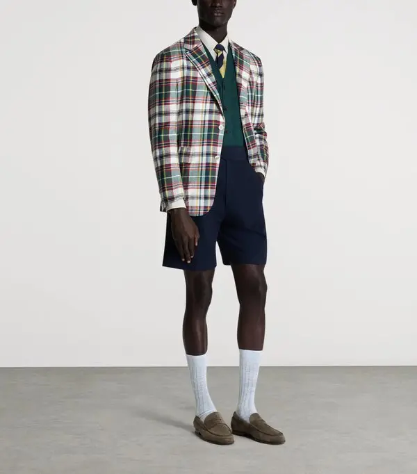 Dunhill Madras Check Blazer