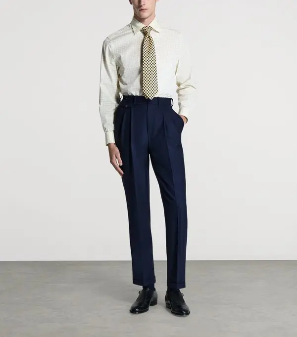 Dunhill Cotton Check Shirt - Yellow