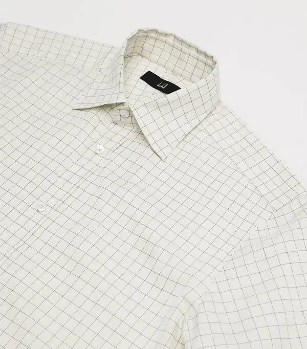 Dunhill Cotton Check Shirt - Yellow