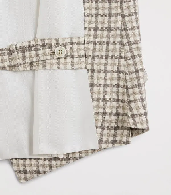 Dunhill Check Single-breasted Waistcoat