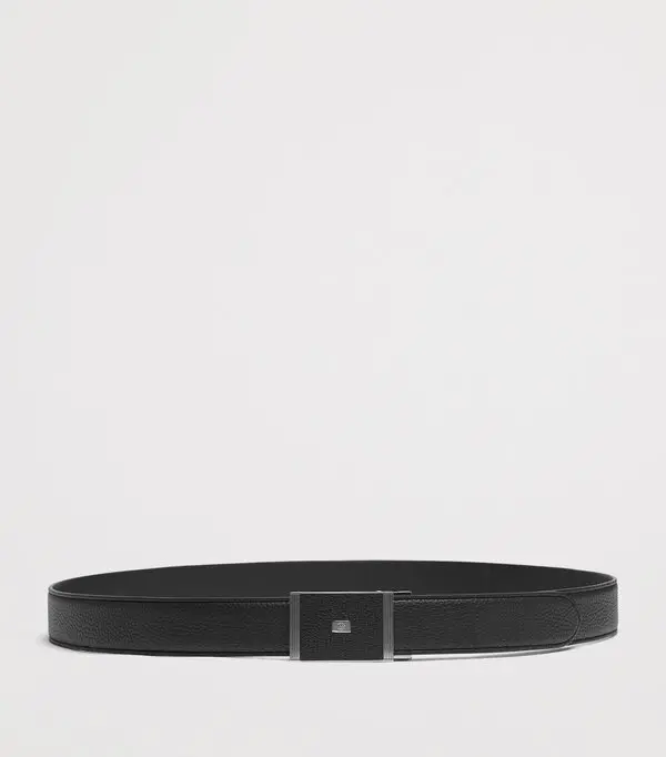 Dunhill Grained Leather Belt - Black