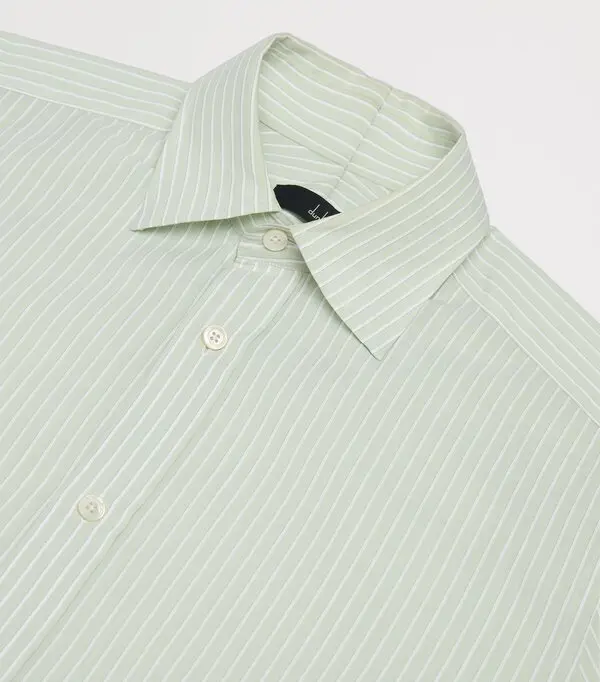 Dunhill Cotton Stripe Shirt - Green