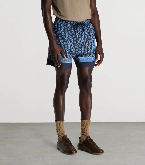 Dunhill Medallion Printed Swim Shorts