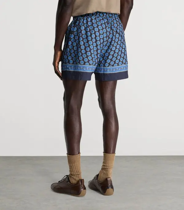 Dunhill Medallion Printed Swim Shorts