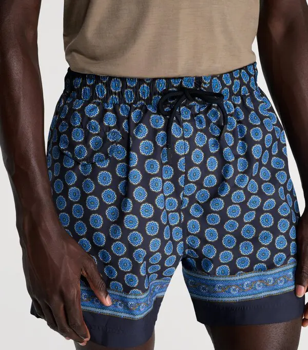 Dunhill Medallion Printed Swim Shorts