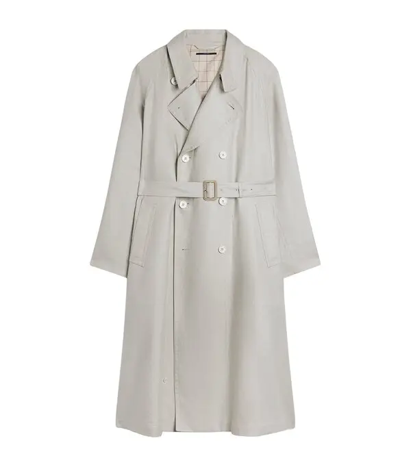 Dunhill Linen Archive Trench Coat